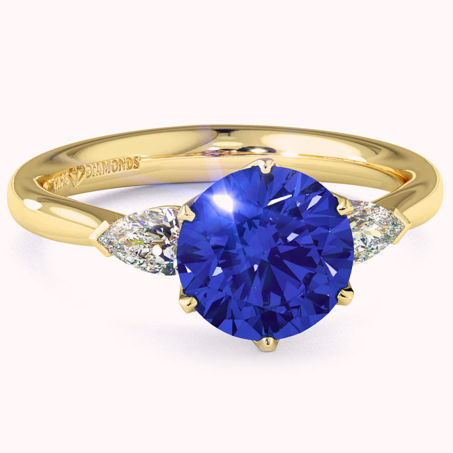 Tanzanite Yellow Gold Engagement Rings | Cape Diamonds
