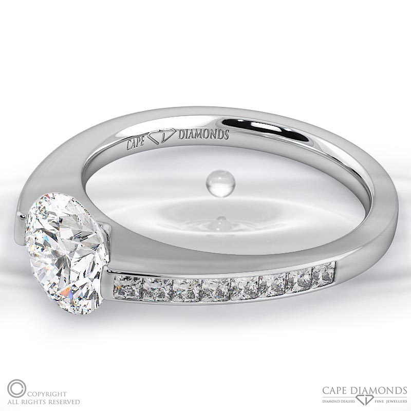 Eternal Soul Sophisticated Natural Diamond Engagement Ring White Gold ...